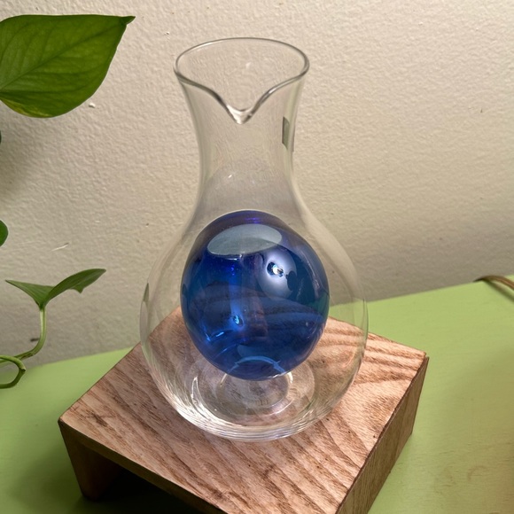 M.V. | Dining | Japanese Glass Cold Sakebottle Wine Decanter Plant ...